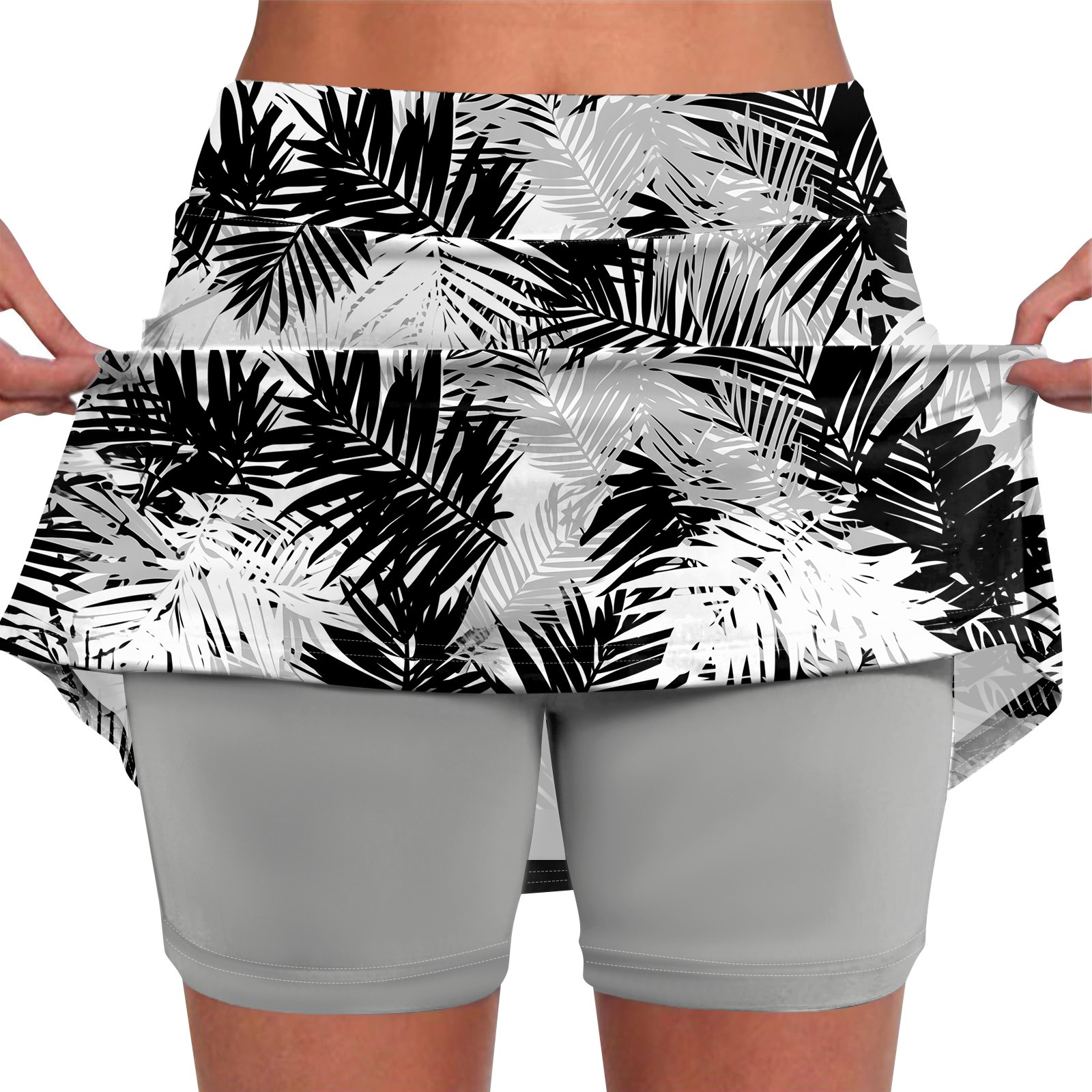 19" Golf Skorts Skirts for Women High Waisted Skirts Floral Print Skort ...
