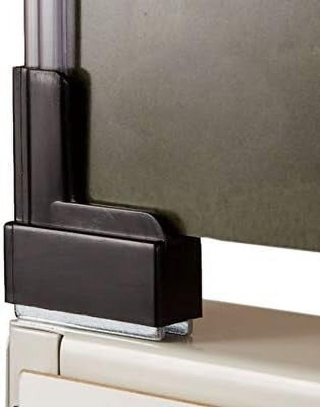 19" H Gondola Shelf Sign & Poster Holder, Right Angle L Shaped Magnetic ...