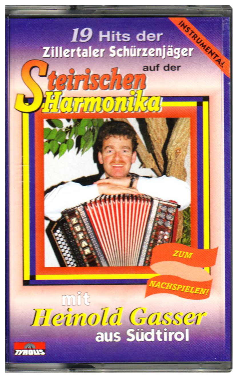 Gasser,Heinold 19 Hits auf der Steirischen Harmonika (Cassette Tape ...