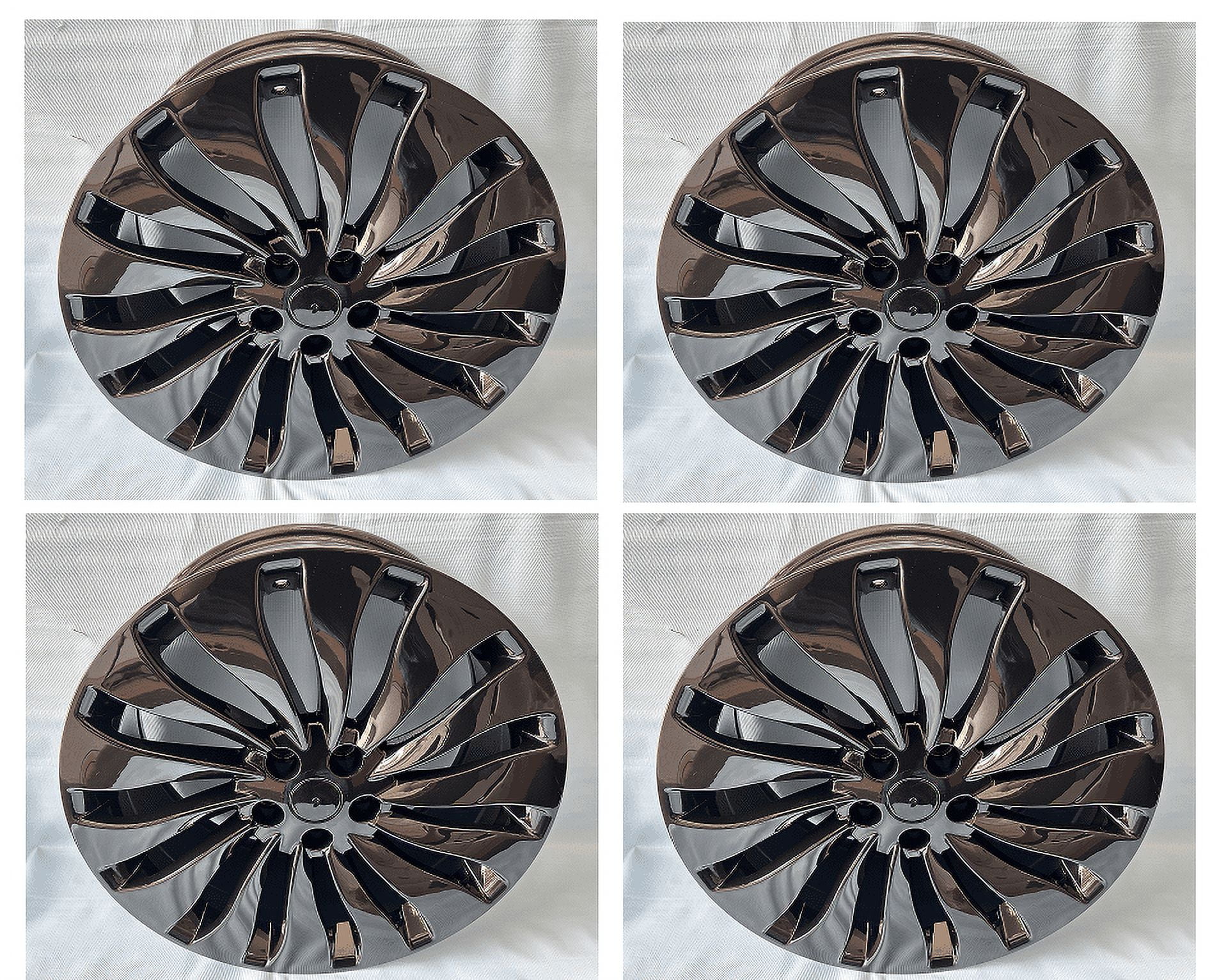 19" INCH RIMS FIT TESLA MODEL 3 MODEL Y GLOSS BLACK 2022 WHEELS ...