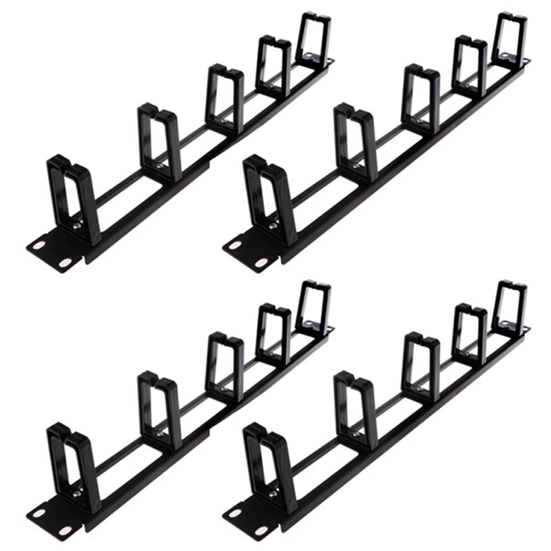 19 Inch 1U Rack Cabinets Cable Management Network Organizer Hollow ...