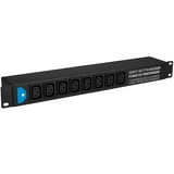 19-Inch 1U Rackmount Anti-Shedding Power Distribution Unit PDU with 8 ...