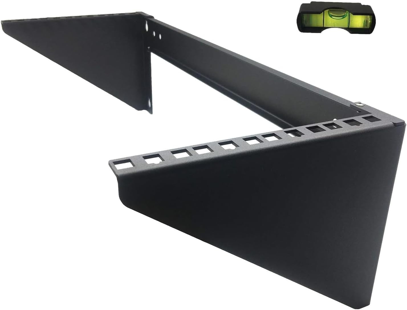 19 Inch 4U Heavy Duty Vertical Wall Mountable Rack and 125 Lb Wall ...