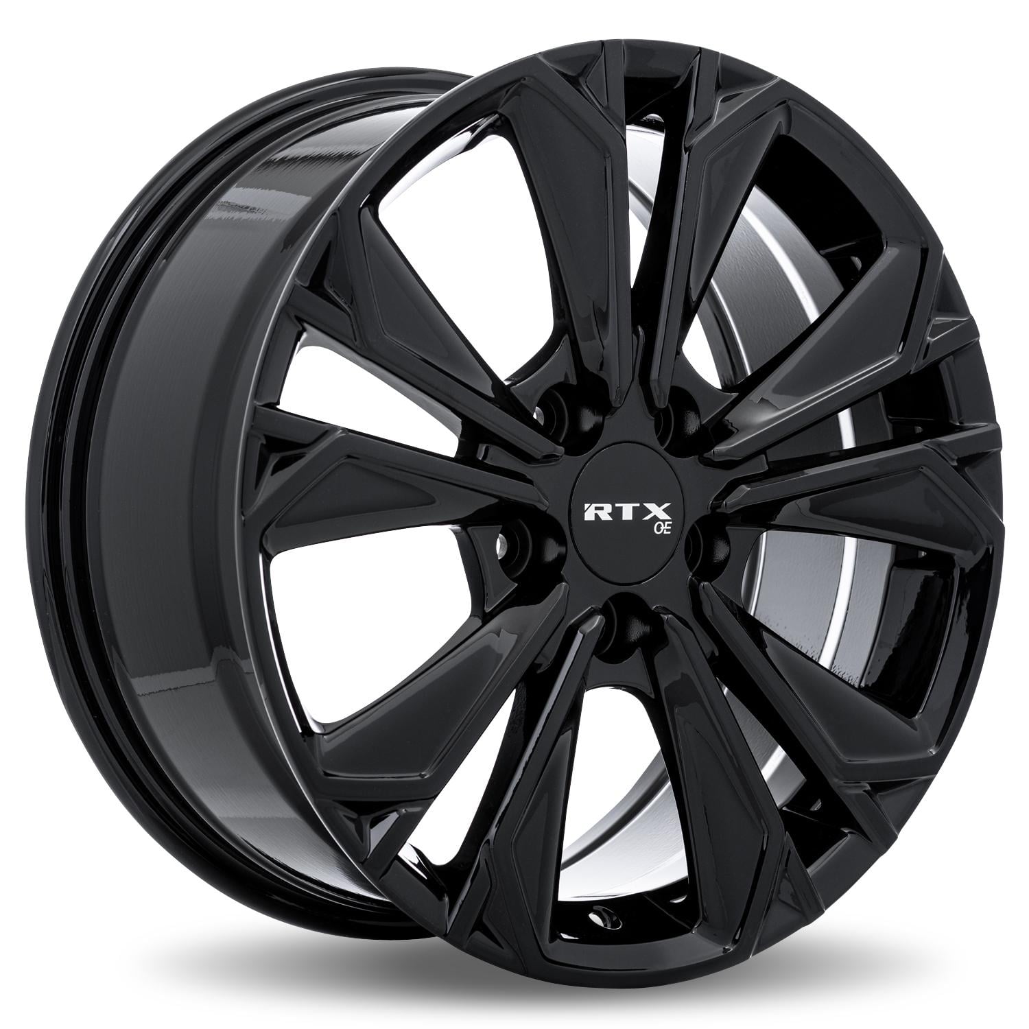 19 Inch Black Alloy Wheel Rim for Acura CSX, RTX 83262 19x7.5 5x114.3 ...