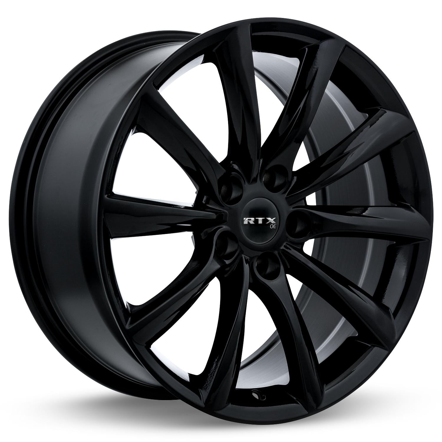 19 Inch Black Alloy Wheel Rim for Tesla X, RTX 82730 19x8.5 5x120 5Lug ...