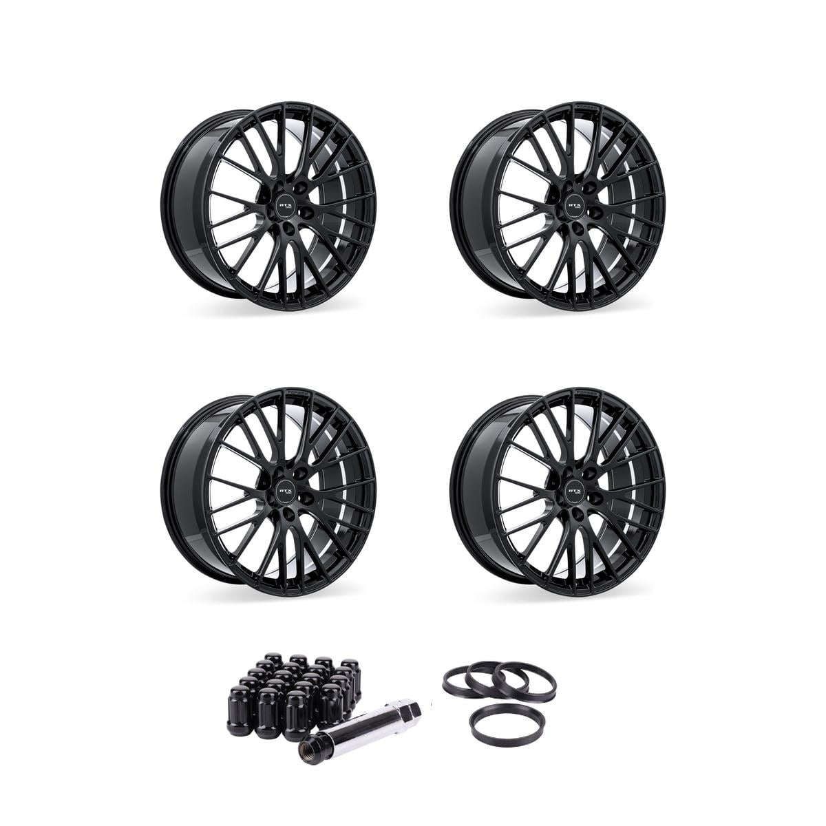 19 Inch Black Rims (Set of 4) for 2002-2006 Acura RSX, RTX 83146-FZ ...