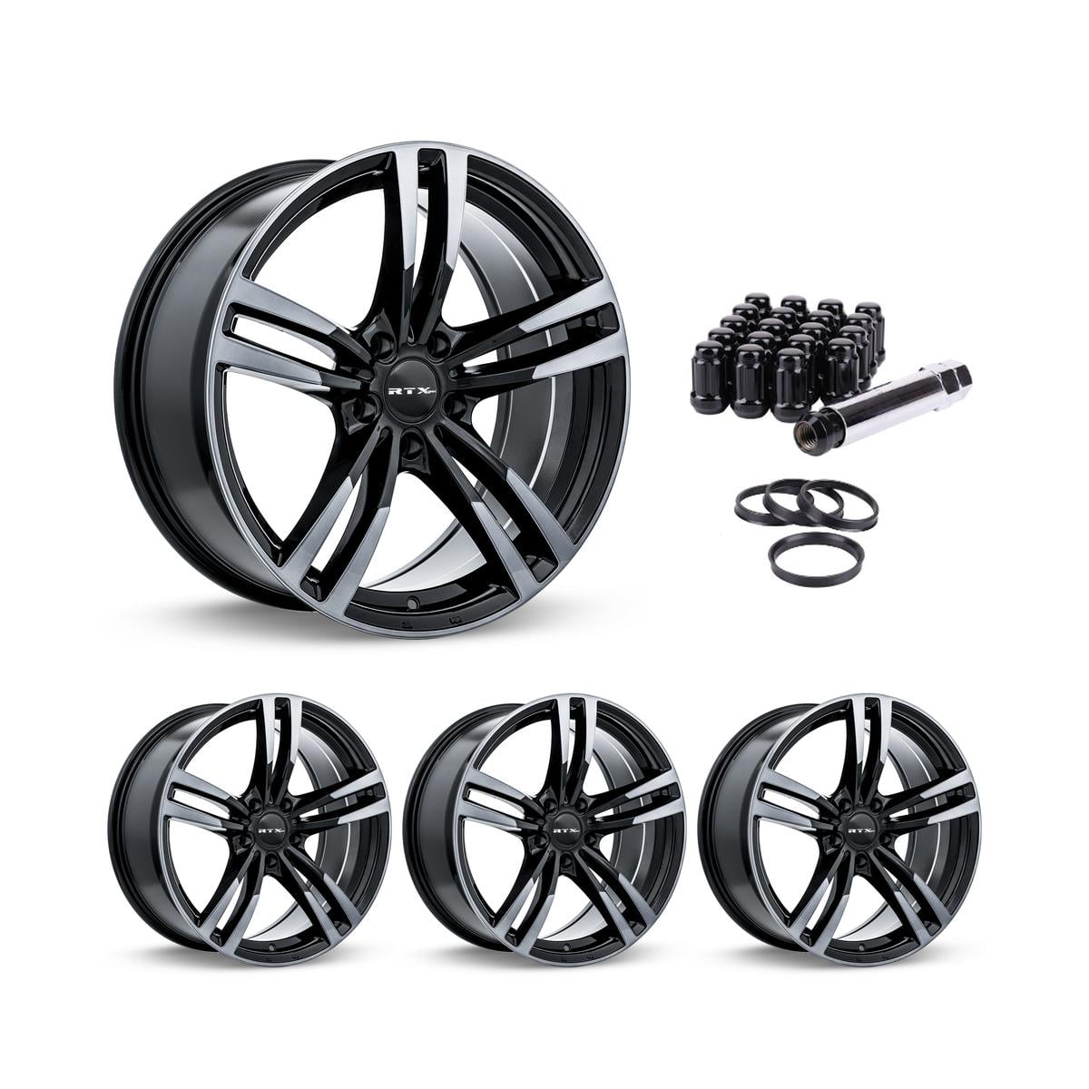 19 Inch Black Rims (Set of 4) for 2010-2024 Chevrolet Camaro, RTX 82616 ...