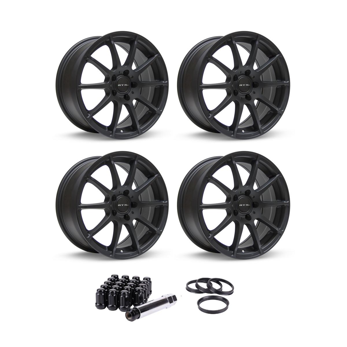 19 Inch Black Rims (Set of 4) for 2017-2019 Volkswagen Golf Alltrack ...