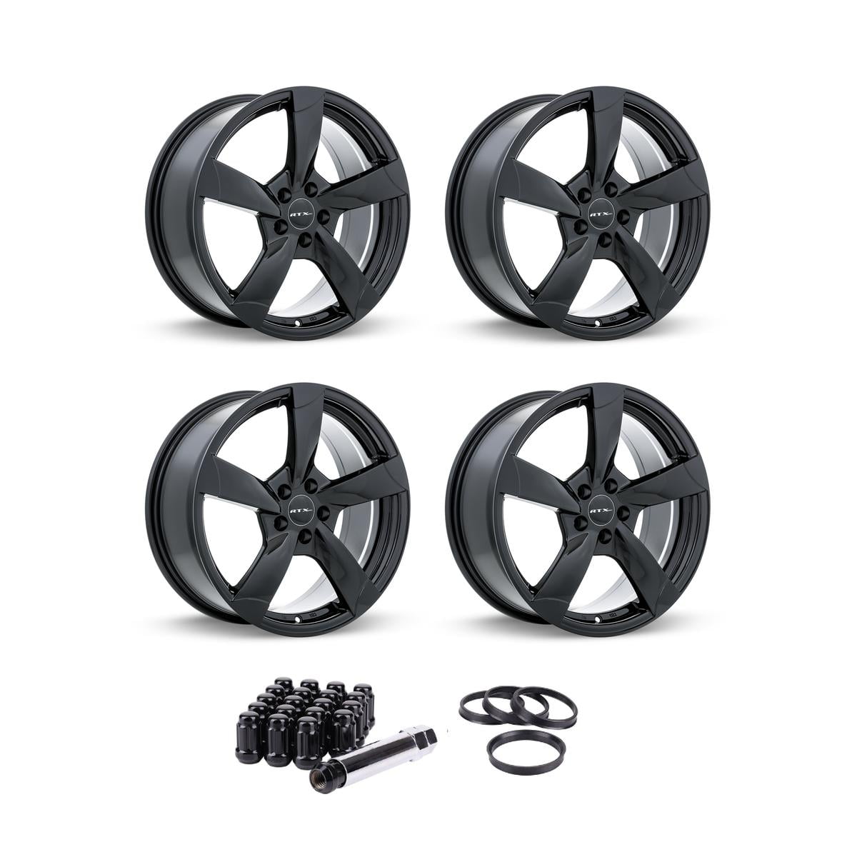 19 Inch Black Rims (Set of 4) for 2020-2024 Volkswagen Atlas Cross ...