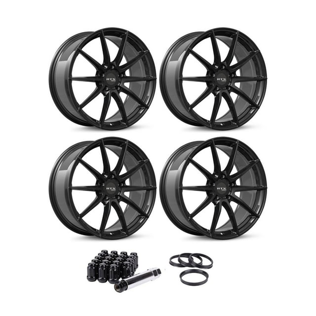 19 Inch Black Rims (Set of 4) for 2021-2024 Lexus IS300, RTX 83247-DC ...
