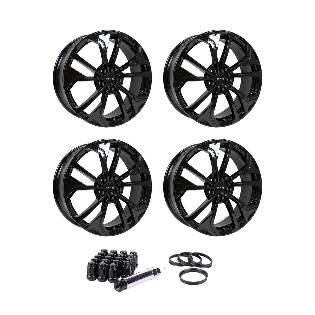 19 Inch Black Rims (Set of 4) for 2023-2024 Acura Integra, RTX 82901-AS ...