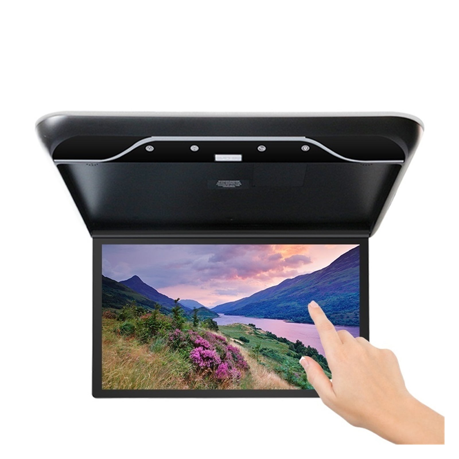 19 Inch Car Monitor Car Video Playe 1080P Multimedia Ceiling TV Vehicle ...