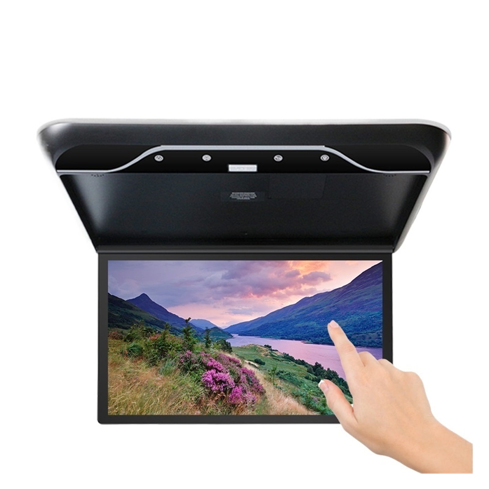 19 Inch Car Monitor Car Video Playe 1080P Multimedia Ceiling TV Vehicle ...