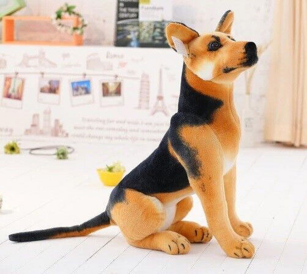19 Inch German Shepherd Doll Giant Dog Plush Cushion Plush Toy Toddler ...