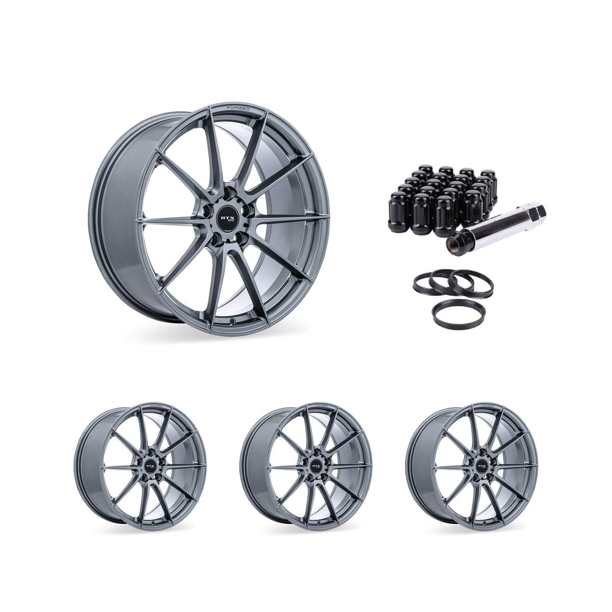 19 Inch Granite Rims (Set of 4) for 2023-2024 Acura Integra, RTX 83150 ...