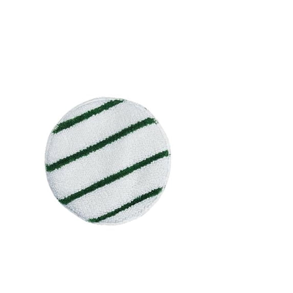 19 Inch Low Profile Carpet Bonnet - White with Green Strip - 5 Count ...