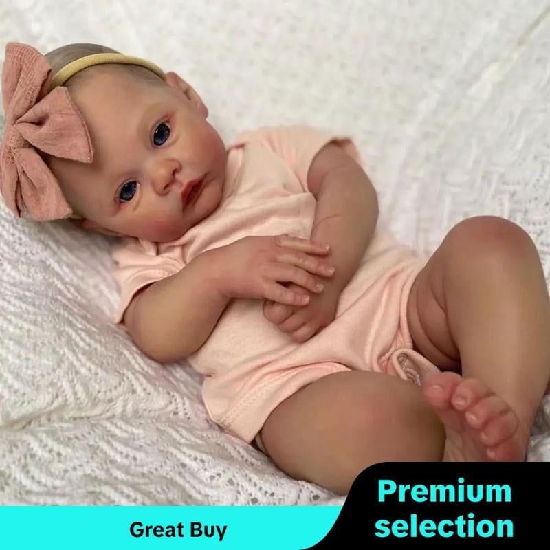 19 Inch Realistic Baby Doll, Soft Comfy Reborn Baby Dolls Toy, Full ...