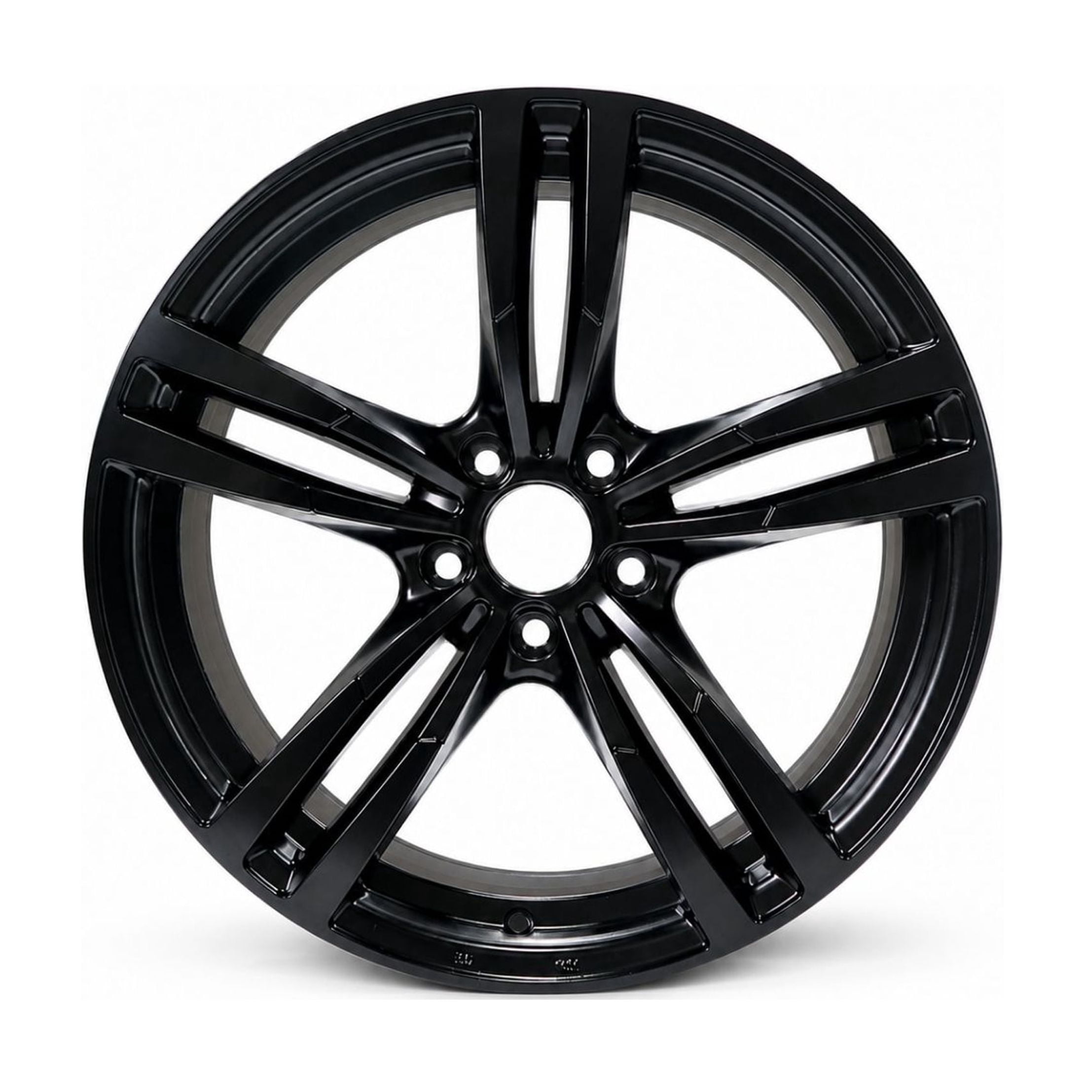 19 inch Satin Black Alloy Wheel Rim 5x120 for BMW 430i C5LI - Walmart.com