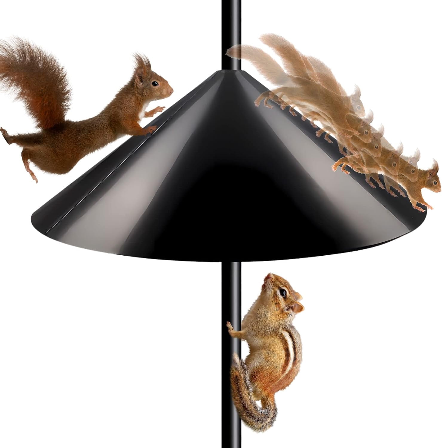 19 Inch Squirrel Baffle, Squirrel Baffle for Bird Feeder Pole, for ...