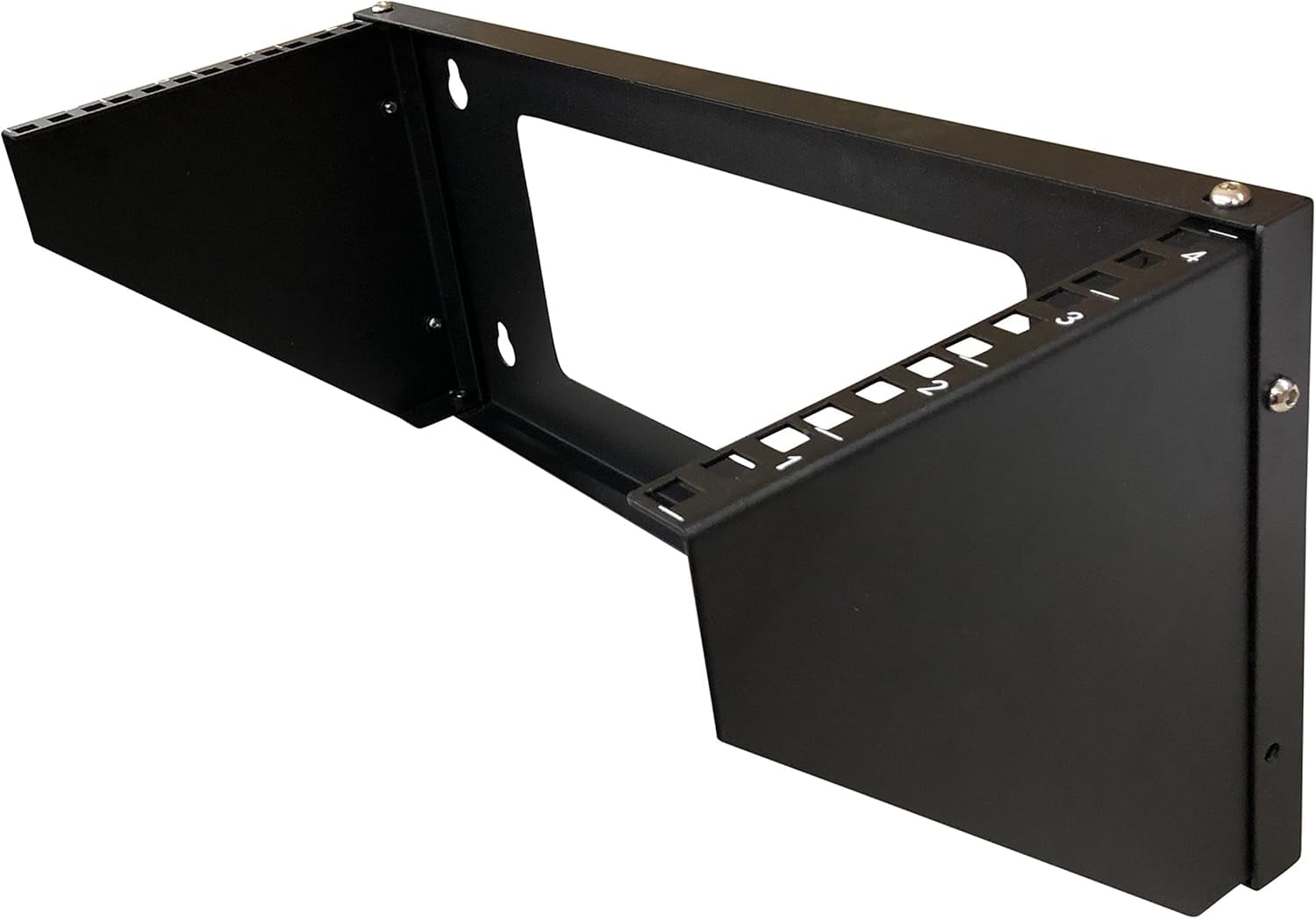 19 Inch Steel Vertical Rack and Wall Mountable Server Rack Mount (Black ...