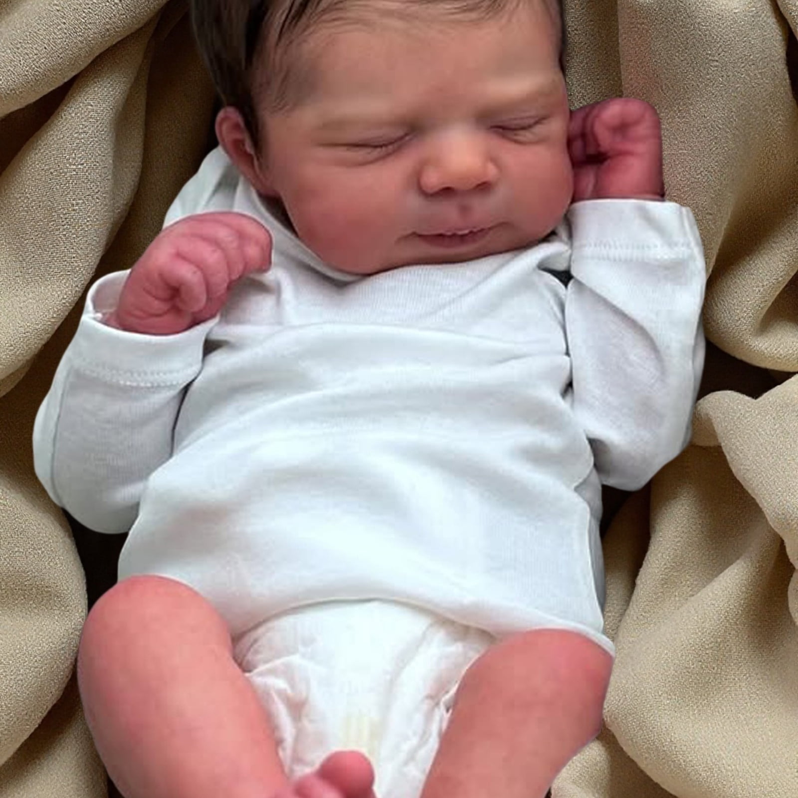 19-Inch Realistic 3D Hand-Painted Reborn Baby Doll-Perfect for ...
