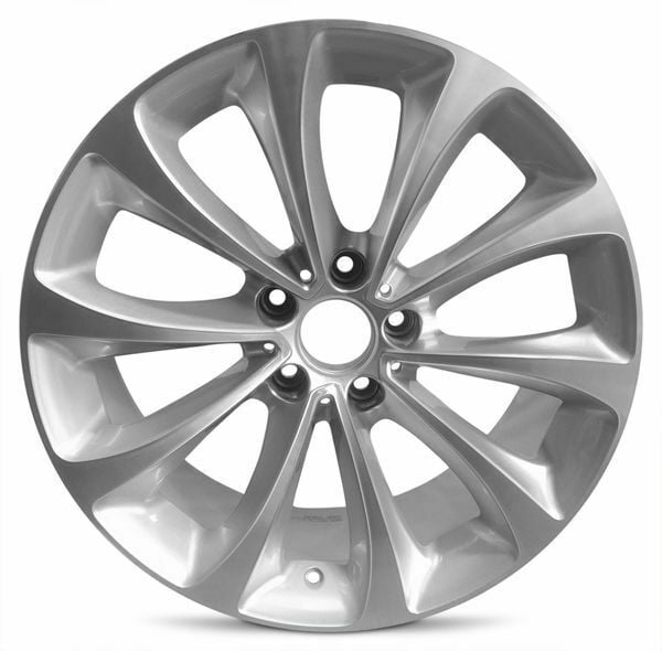 19 Inch Wheel for 2016-2017 Mercedes-Benz GLC 5 Lug Silver Aluminum Rim ...