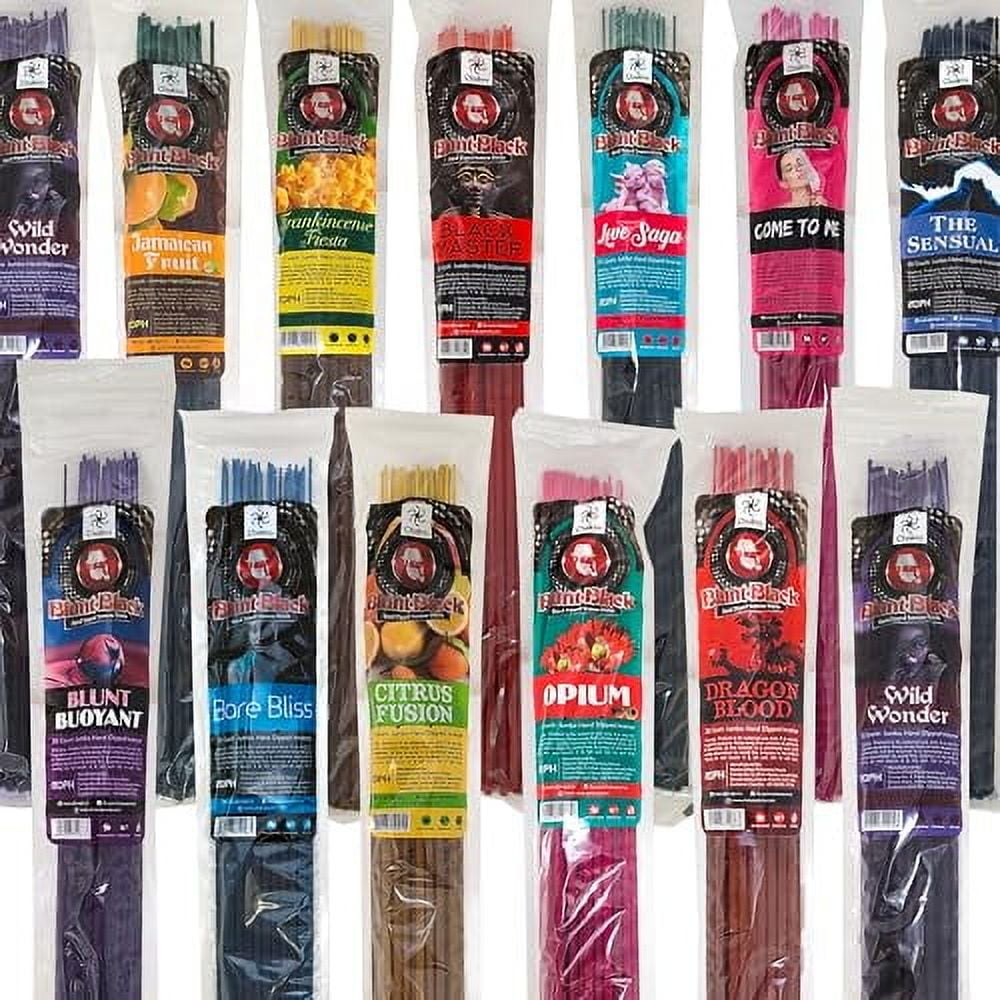 19" Jumbo Hand Dipped Incense Sticks 30-Stick Packs - 6 Assorted Scents ...