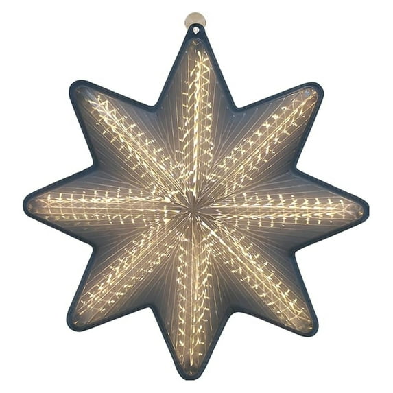 19" LED Shooting Star Window Decoration, 80 Warm White Lights - 3D ...