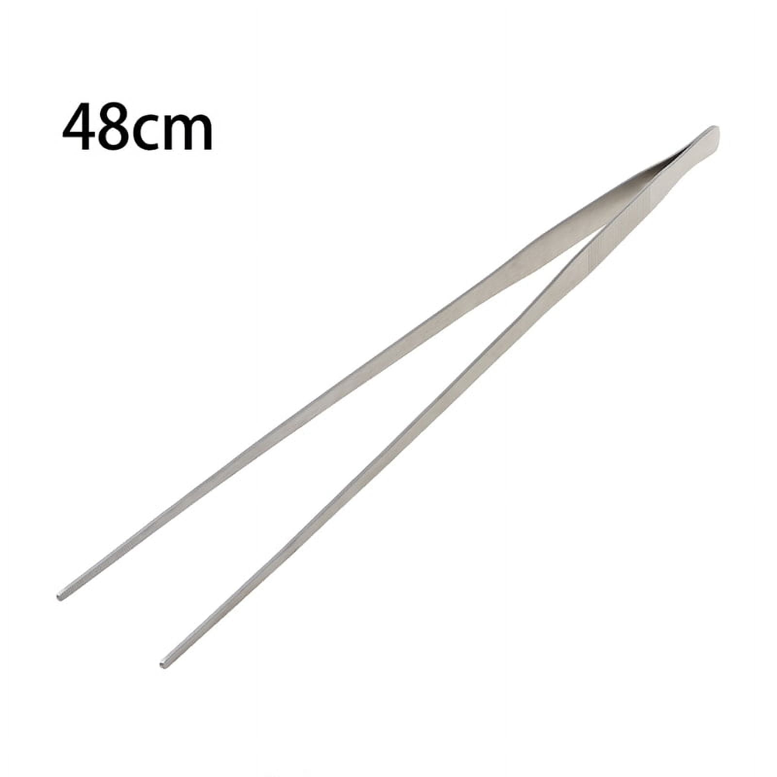 19" Long Aquarium Tweezers Serving Tongs Stainless Steel Straight ...