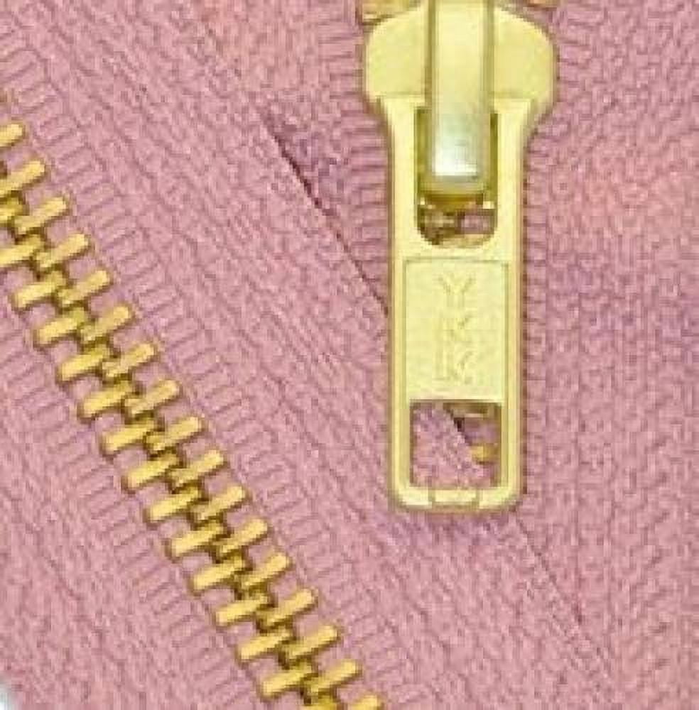 19" Medium Weight Jacket Zipper YKK #5 Brass ~ Separating ~ 070 Dusty ...