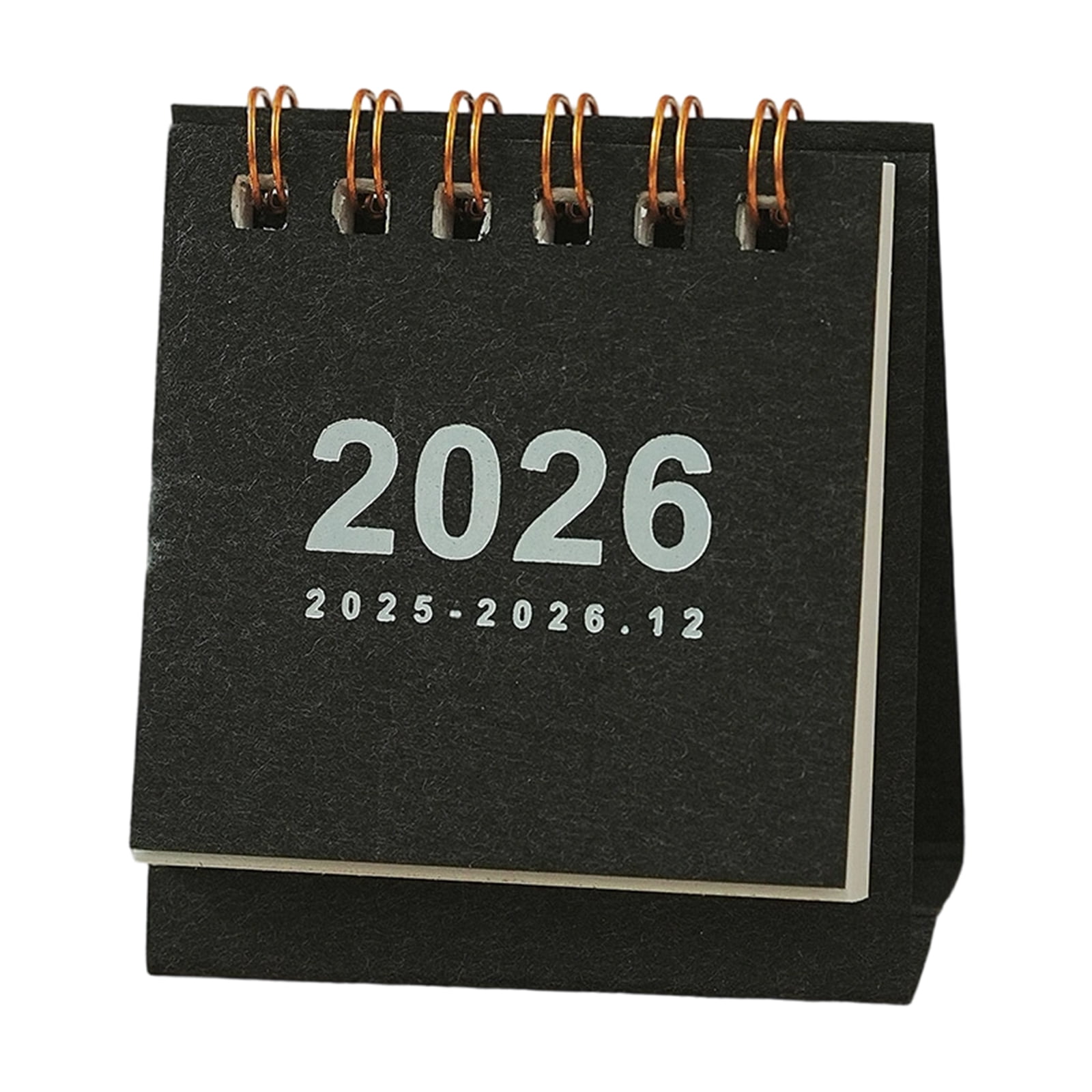19-Month 2026 Tabletop Calendar Jun 2025 to Dec 2026 Twin-Coil Binding ...