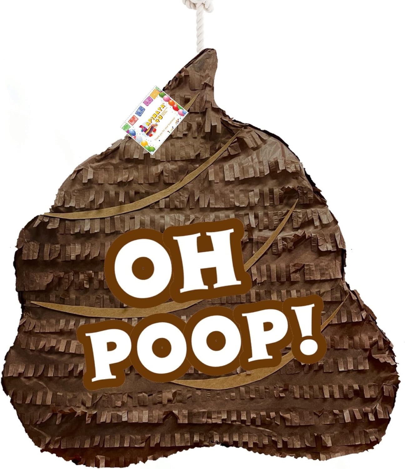 19” Oh Poop! Themed Pinata Birthday Party Decoration - Walmart.com