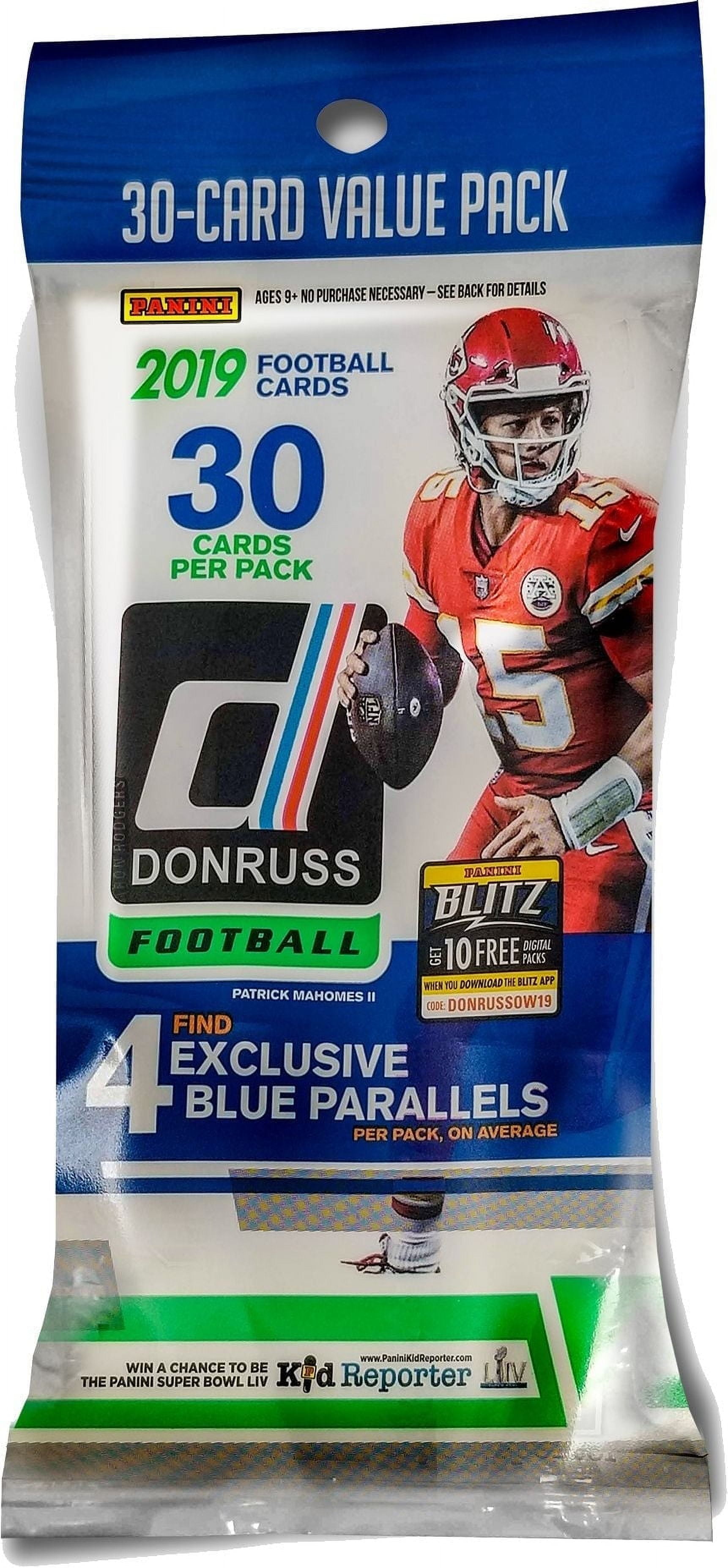 Topps 19 Panini Donruss Football Pack for NFL Trading Cards - Walmart.com