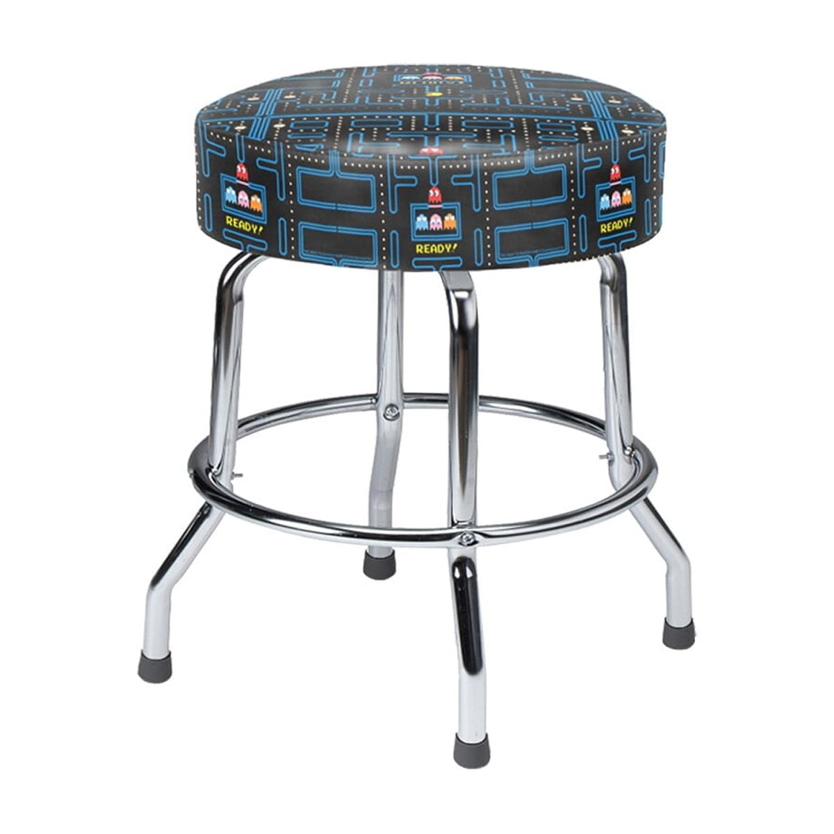 19" Pac Man Arcade Game Cocktail Table Swivel Bar Stool Pacman Pac-Man ...