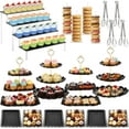 19 Pcs Cupcake Stand Holder, Dessert Table Display Set, Tiered Cupcake ...