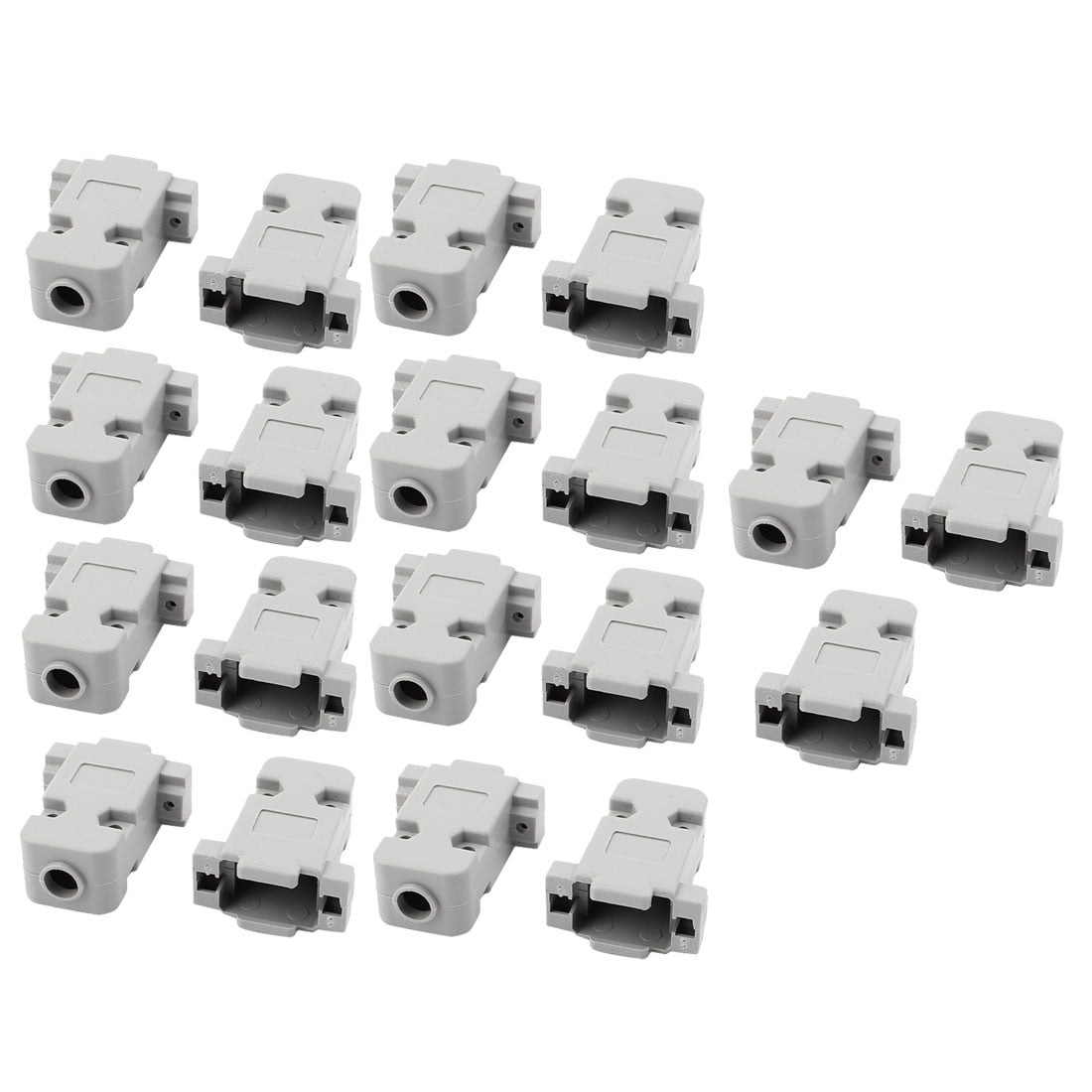 19 Pcs D-Sub 9 Pin DB9 Connector Covers Plastic DB9 Connector Housing ...