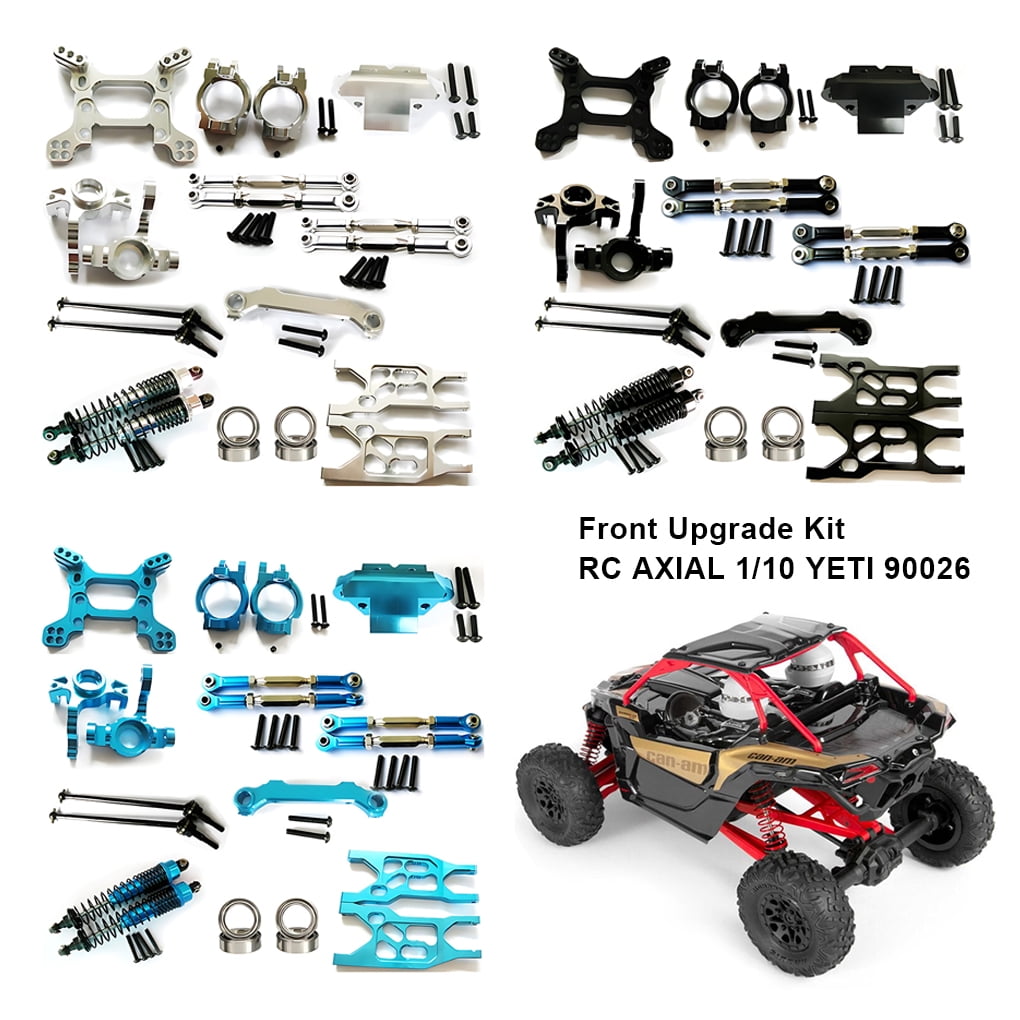 19-Piece Front Upgrade Kit for Axial 1/10 Yeti 90026 - Heavy Duty Shock ...