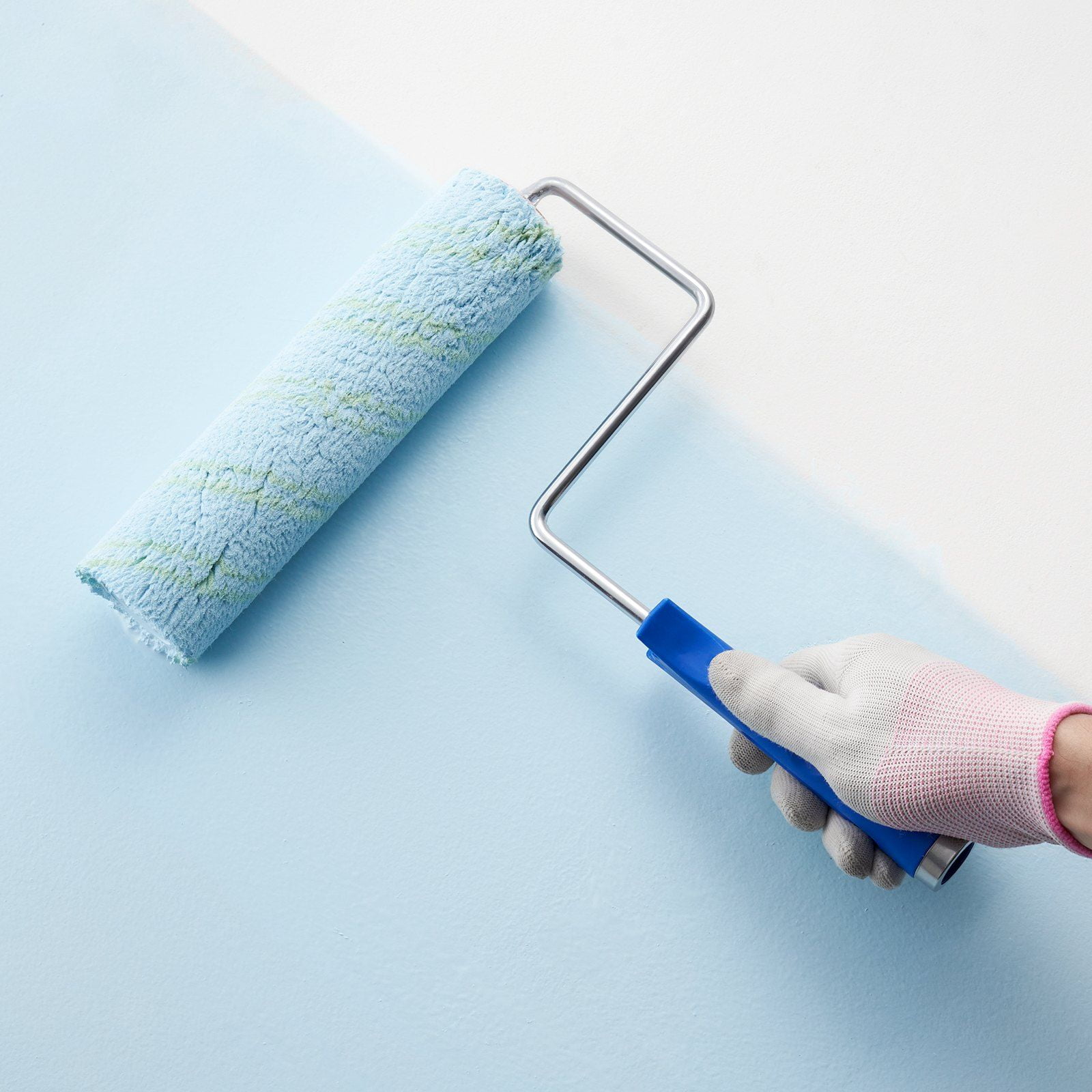 19 Piece Paint Roller Kit with 4" & 9" Roller Frames, 4 Sleeves, Tray ...