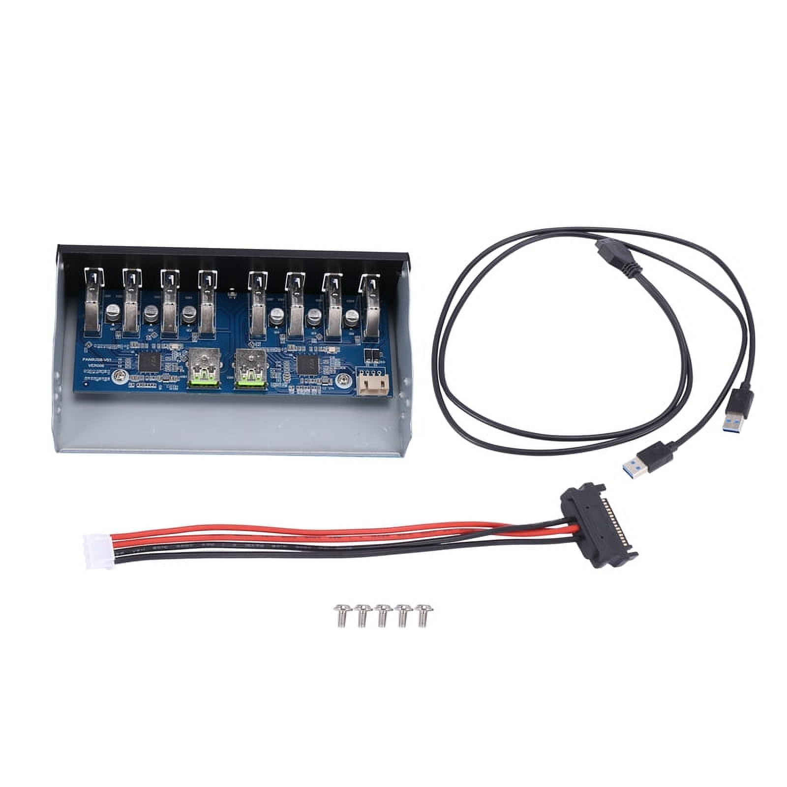 19 Pin To 8 Port USB 3.0 Hub 5.25 Inch CD-Rom Drive Bay CD Rom Front ...