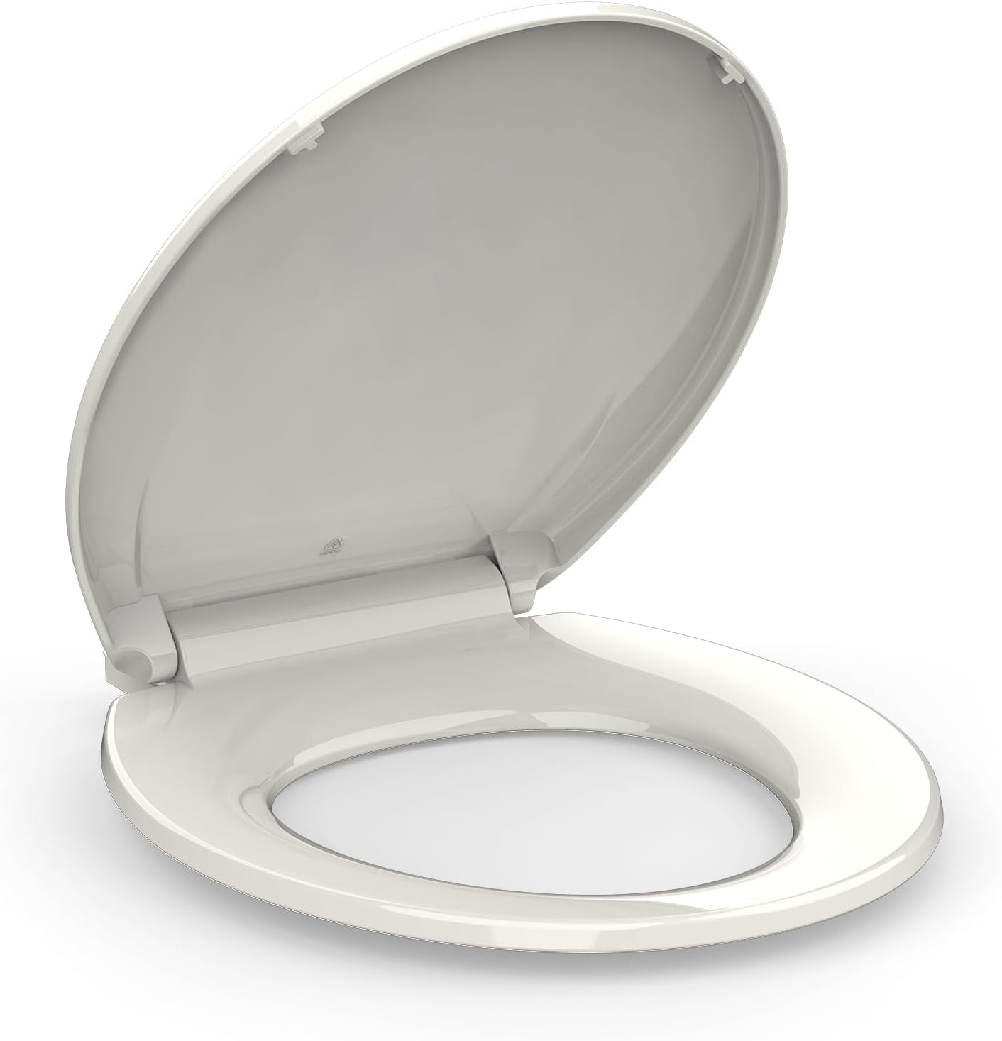 19" Toilet Seat Round,Toilet Seat with Quick-Release And Quick-Attach ...