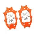19 Tooth Ice Claws Antiskid Crampon Shoe Cover Ice Grasping Skiing ...