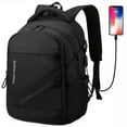 19" Travel Laptop Backpack, Anti Theft Slim Durable Bookbag, Business ...