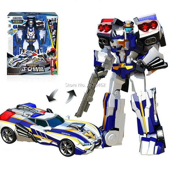 19 Type Tobot GD Justice V Transforming Robot to Car Toy Korea Cartoon ...