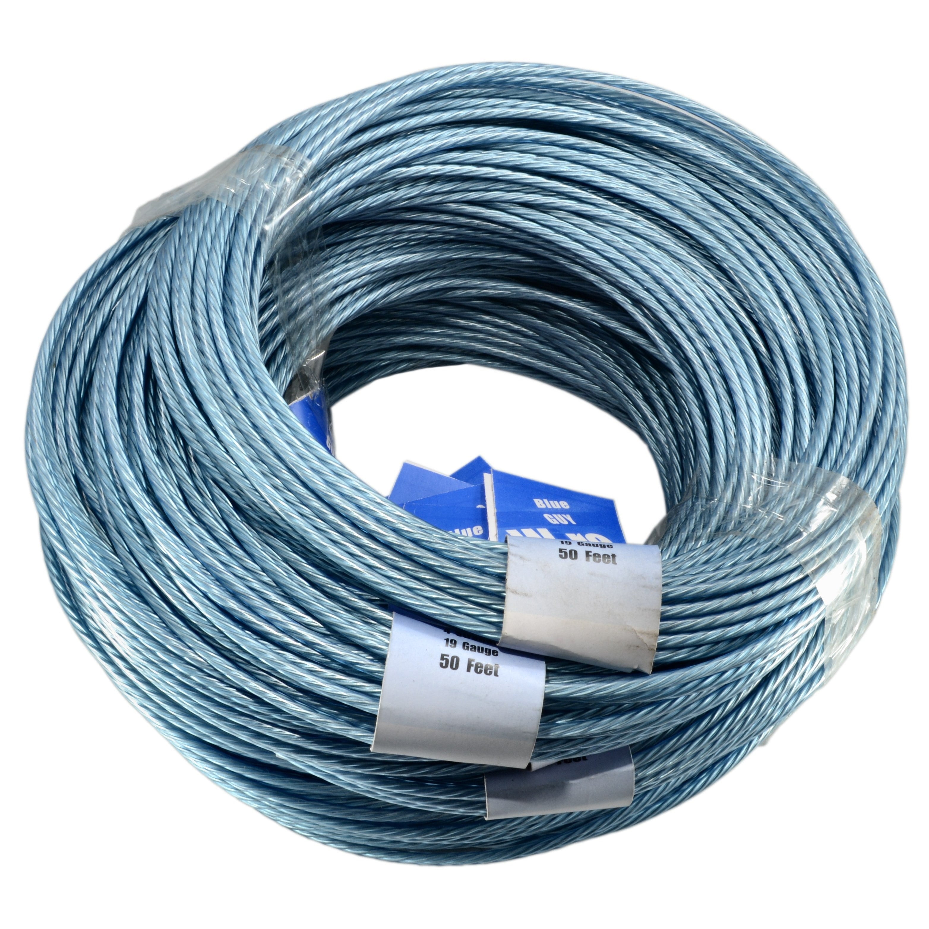 19 WG x 50' Coils Blue Guy Wire (10 pcs.) - Walmart.com