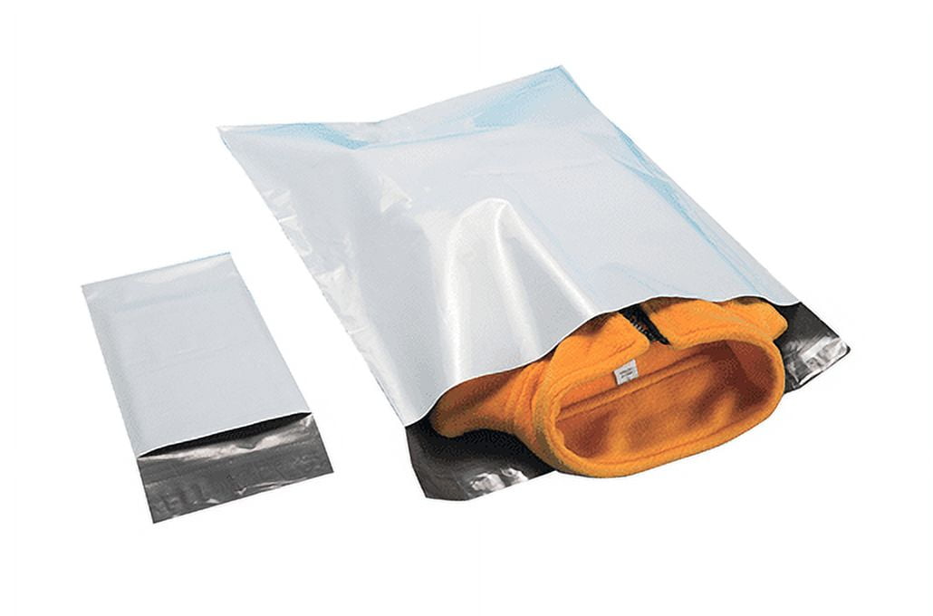 19 X 24" Perforated Tamper Proof White Poly Mailers (200 Bags ...