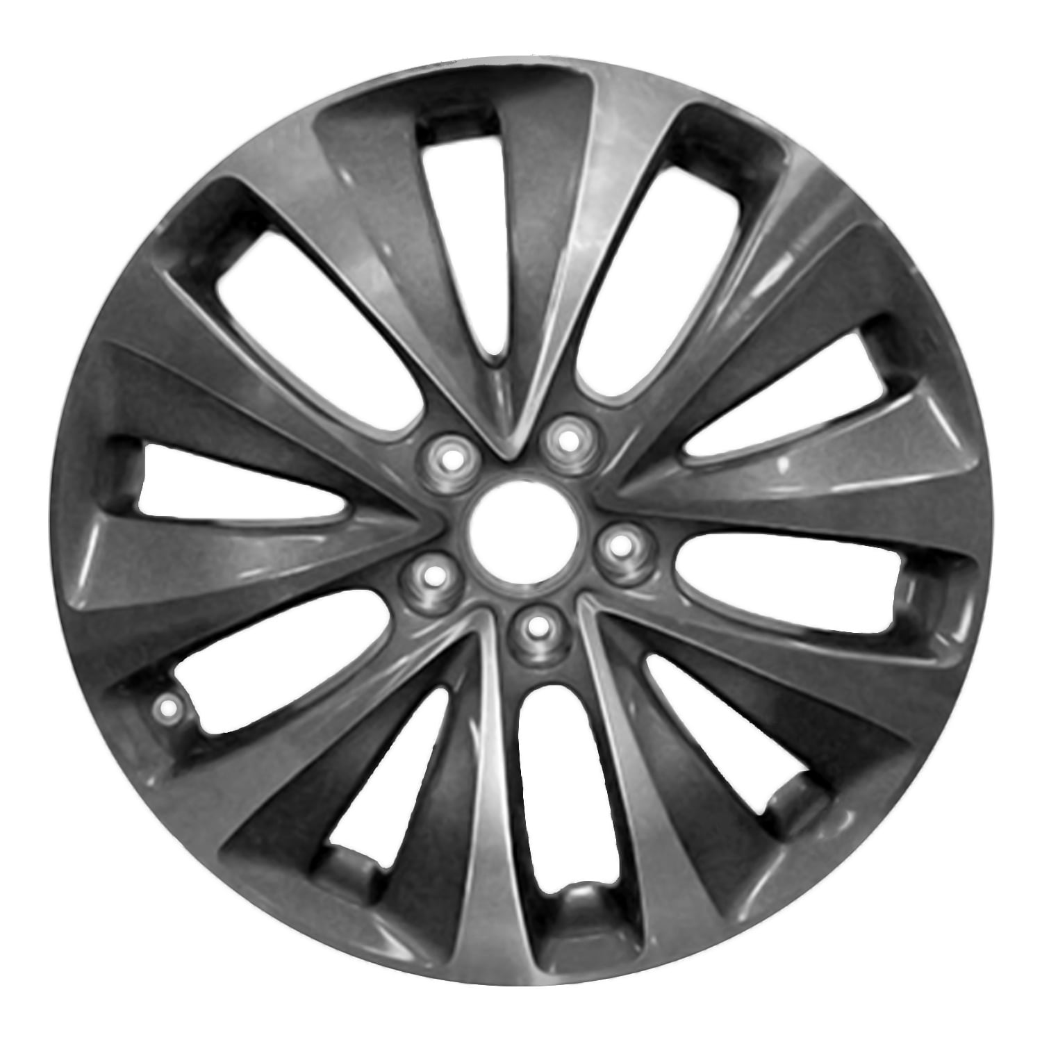 19 X 8 Reconditioned OEM Aluminum Alloy Wheel Medium Charcoal Metallic 19-x-8-reconditioned-oem-aluminum-alloy-wheel-medium-charcoal-metallic