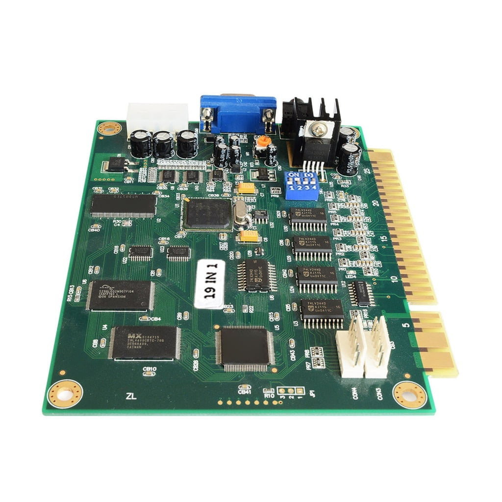 19 in 1 Game Street Motherboard Video Board With Auto Rotating Display ...
