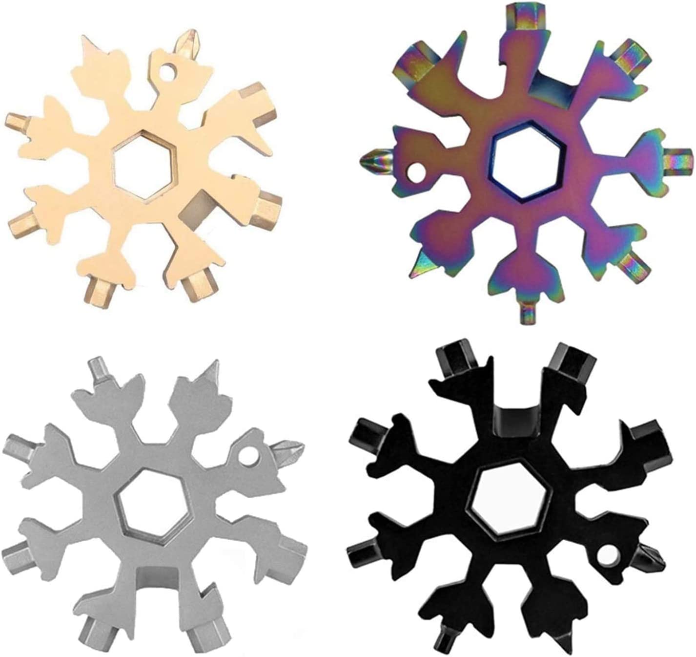 19-in-1 Snowflake Multi-Tool Screwdriver,Stainless Steel Multi-Tool ...