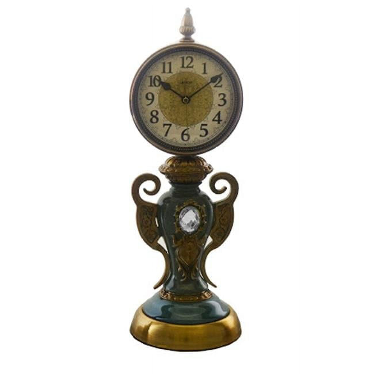 19 in. Brass & Ceramic Clock - Walmart.com