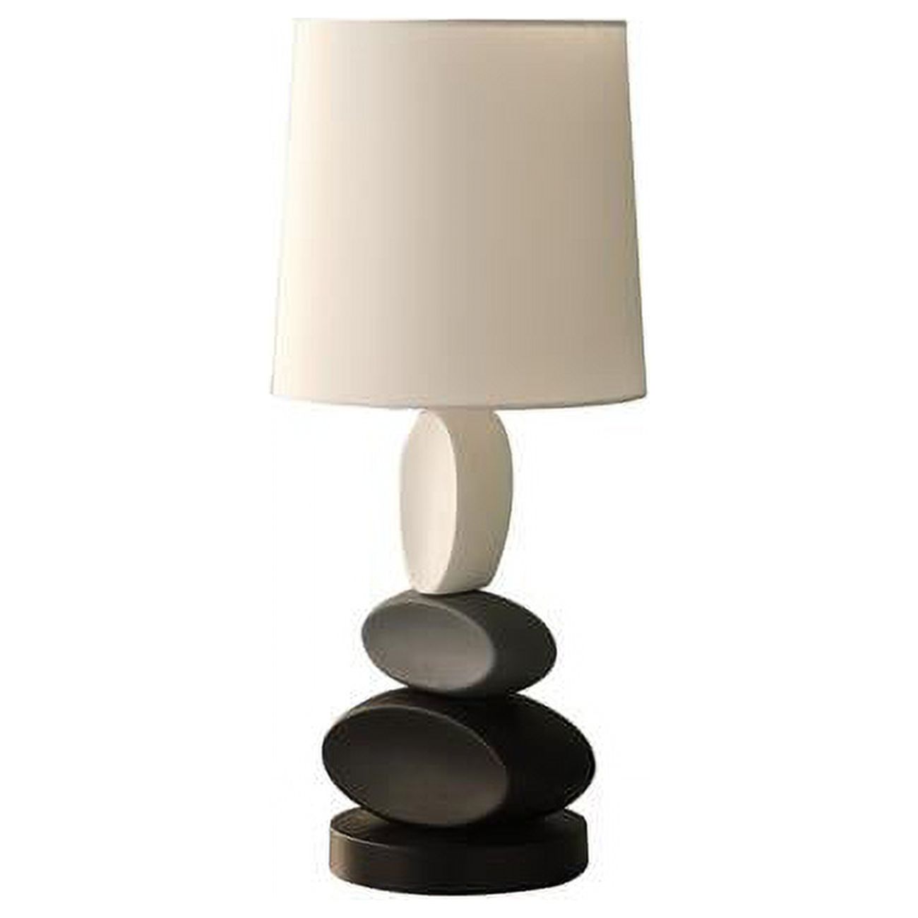 19 in. Coastal Como Modern Stacked Tablets Metal Table Lamp - Walmart.com